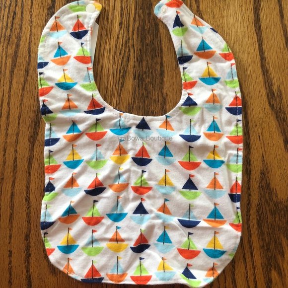 Hand Crafted | Accessories | Sailboats Bib Handmade 2 | Poshmark
